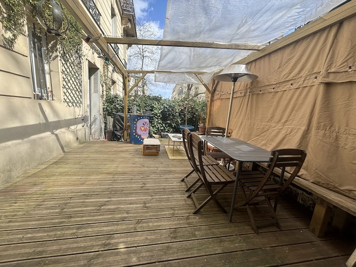 3 Pièces Jardin Montmartre - Parc Monceau