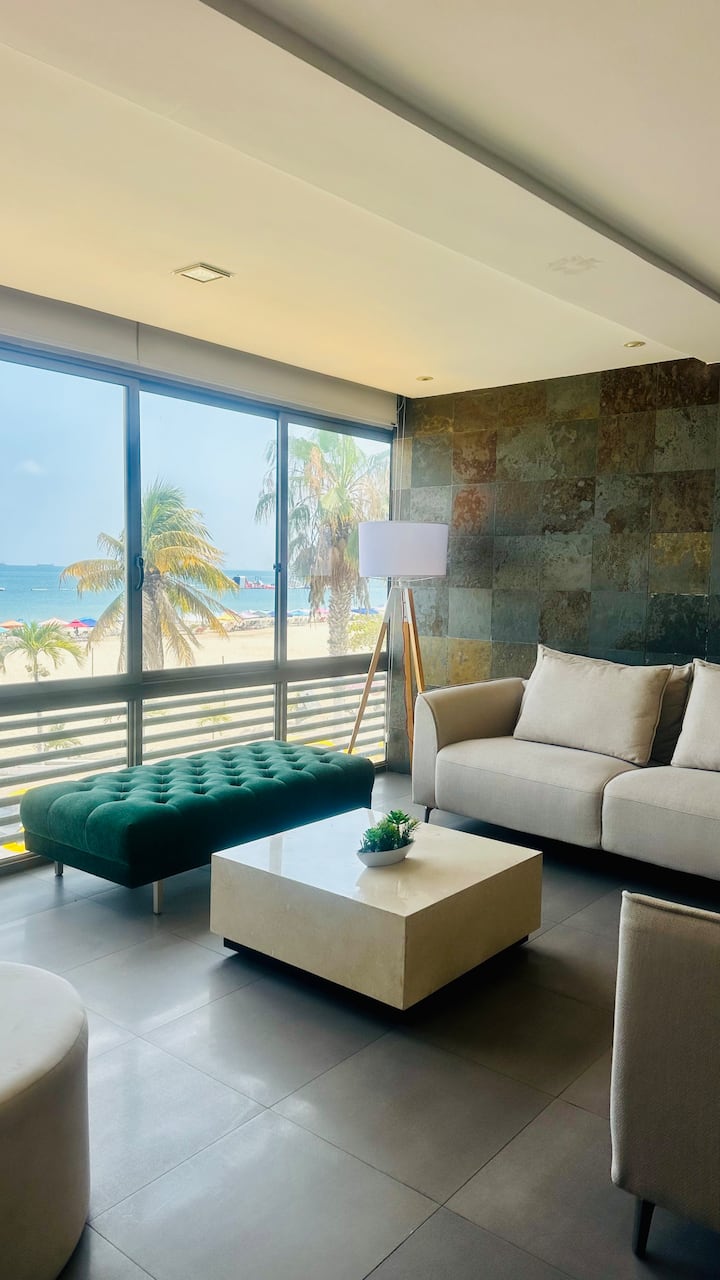 P201 Dptofrente Al Mar Frente Playa 3dorm Chipipe - Salinas