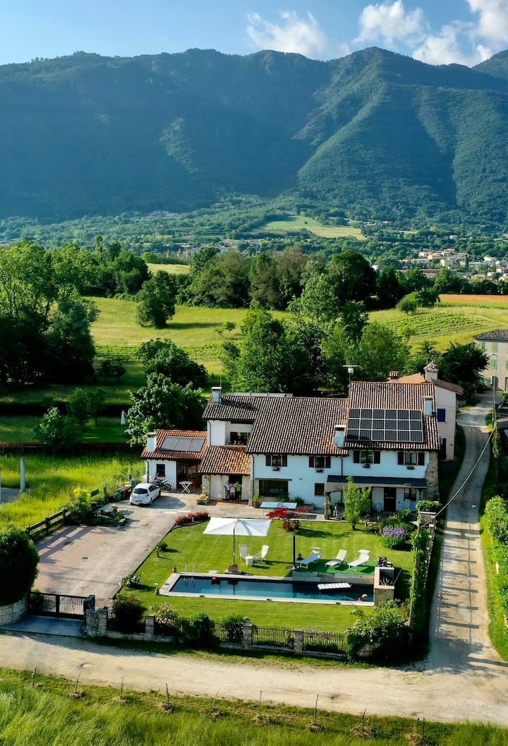 Pool, Garden And Relax : Paraglider's House B&b - Bassano del Grappa