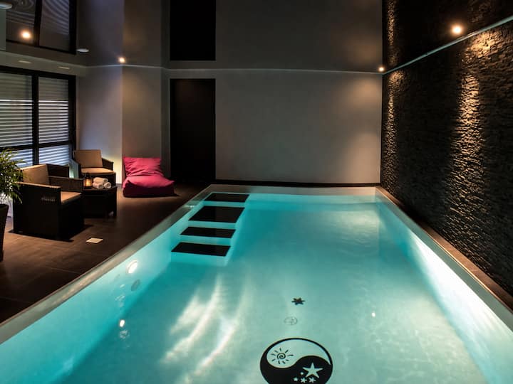 Maison Avec Piscine Int. Chauffée & Sauna - Zen - Finistère