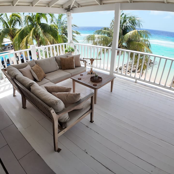 Charleston Beachfront House, Sleeps 6 (Upstairs) - Barbados
