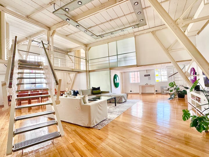 Ny Style Industrial Silos Loft - 4 Br/homeoffice - Buenos Aires