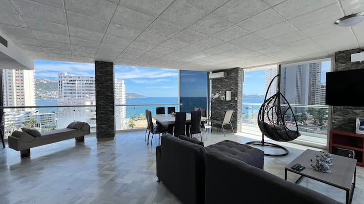 Departamento Con Vista Al Mar Y Campo De Golf - Acapulco