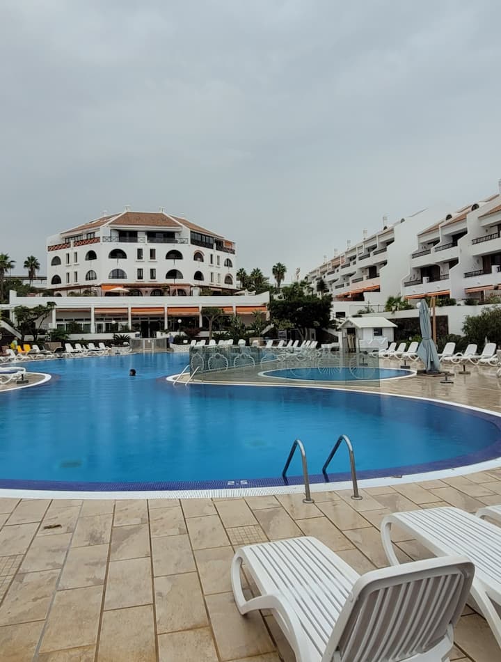 Santiago1, 2 Chambres, Face Piscine, Las Américas - Los Cristianos