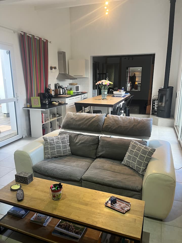 Bidart Maison Des Vagues Uhainako Etxea En Basque - Bidart