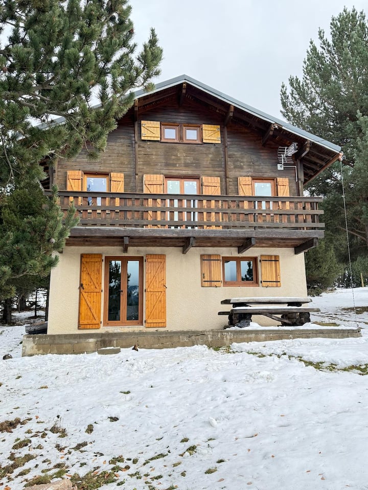 Chalet Authentique, Vue Lac Matemale Et Montagne - Les Angles