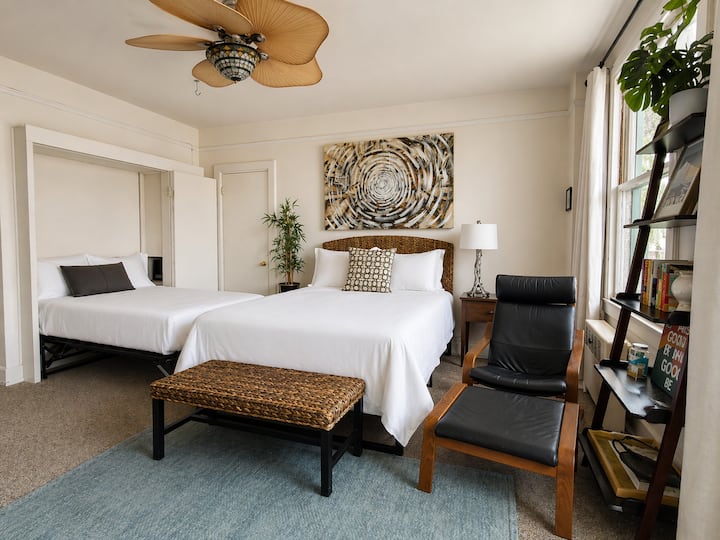 Ocean View Studio | Walk To Dt, Game Room, Garden - Long Beach, CA