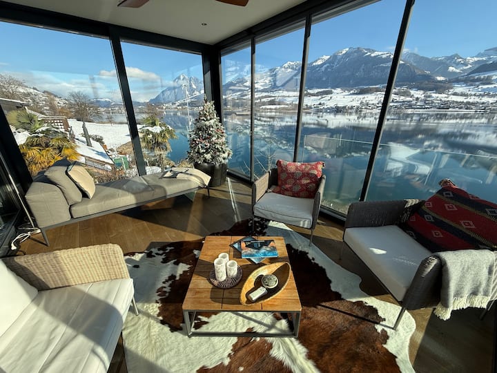 Villa Wilen - Top Views, Lake Access, Luxurious - Canton of Obwalden