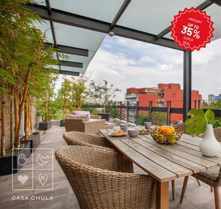 Condesa | Amazing Pent House | Private Rooftop - Ciudad de México