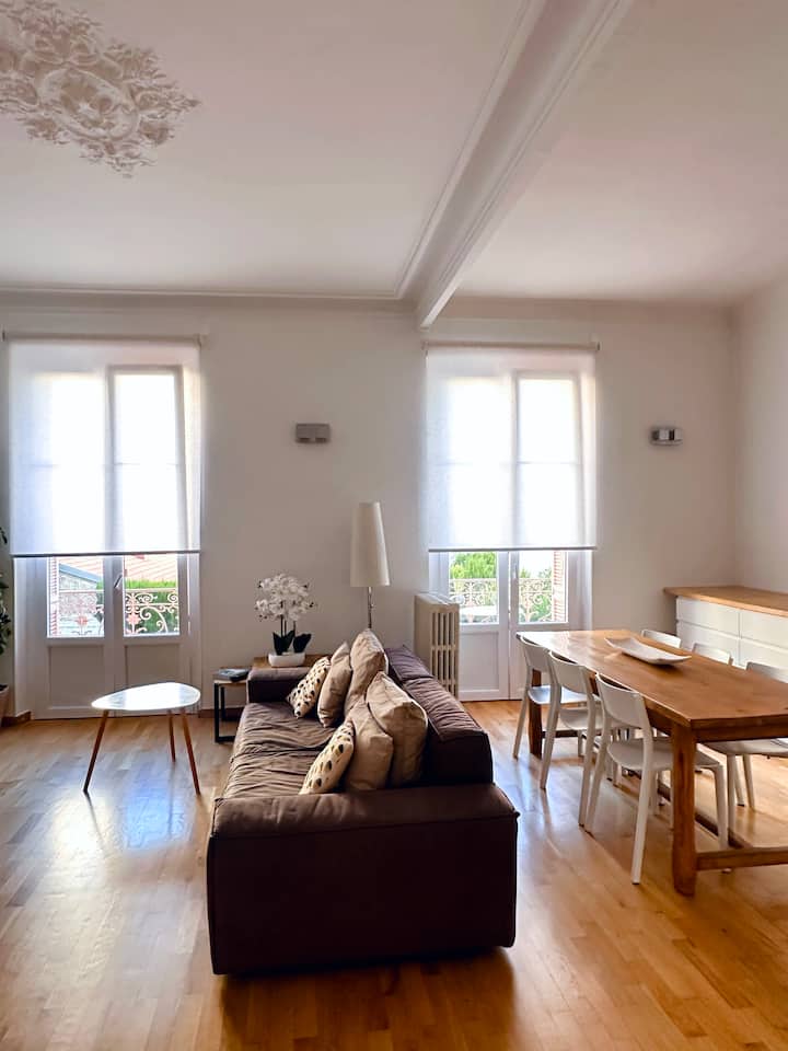 Calm & Cosy 3 Bedrooms 5' From The Beach - Nice