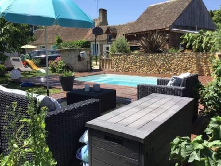 Maison De Campagne Piscine - Sarthe