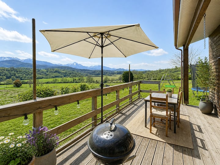 Panorama Sur Les Montagnes, Maison Au Calme - Salies-du-Salat