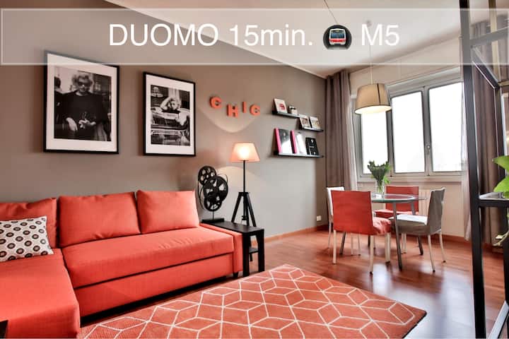 Orangechic - Only 15 Minutes By Metro From Duomo! - Milan