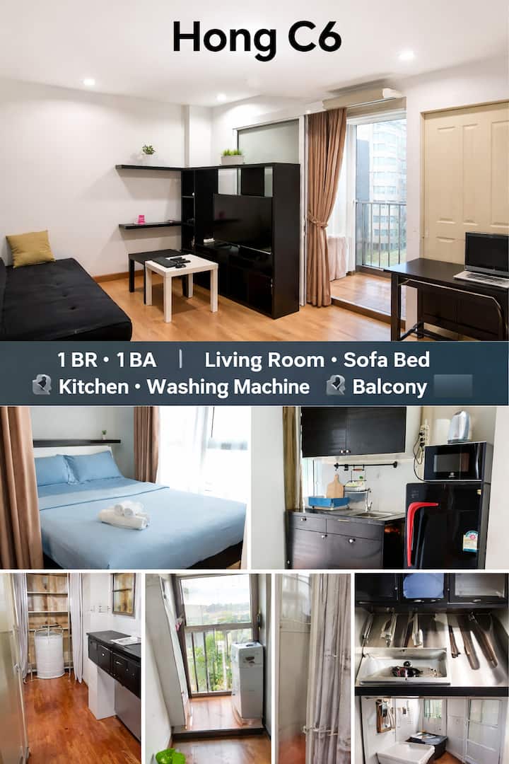 C6 Condo 150m Close To Mrt Purpleline Bangkraso St - Pak Kret