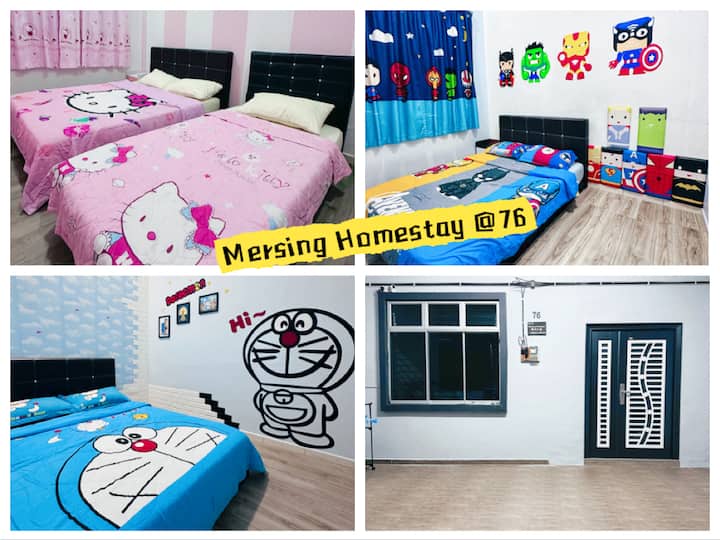 Mersinghomestayfreewifi/5mintojetty Island - Mersing