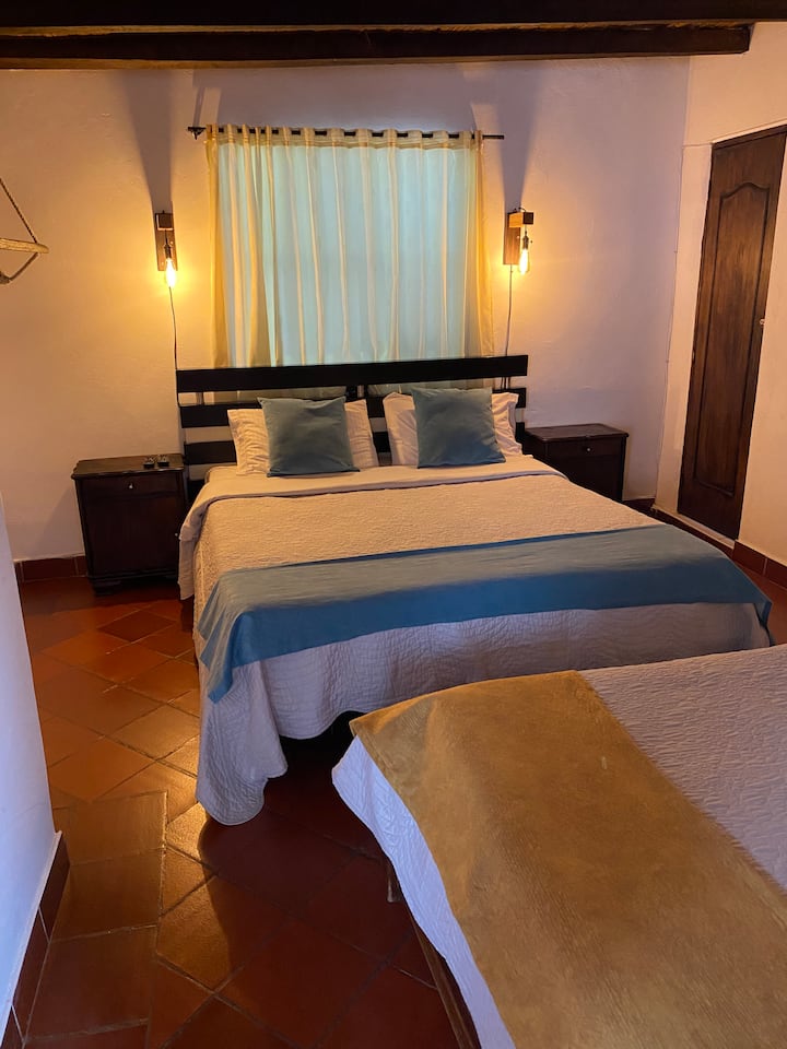 Villa De Leyva, Hab 4 Personas Centro Histórico. - Villa de Leyva