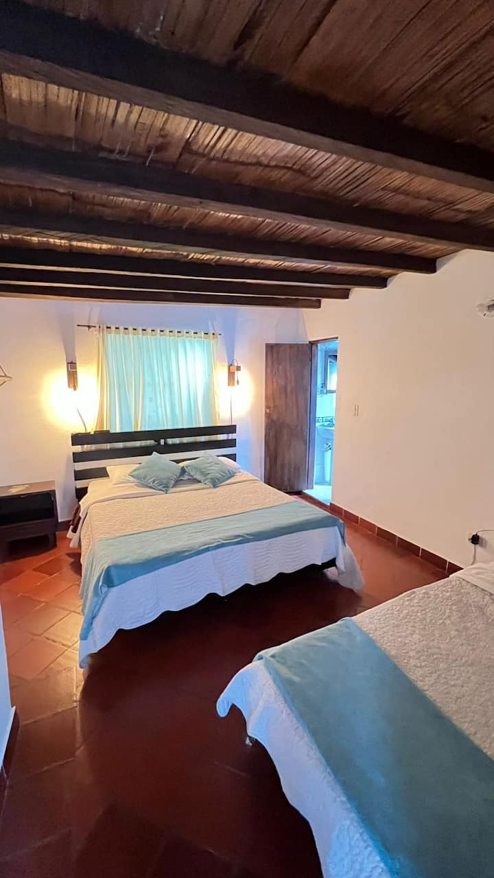 Villa De Leyva, Hab 3 Personas Centro Histórico. - Villa de Leyva