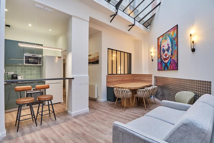 Appartement Sur 2 Niveaux Climatisé / 8 Personnes - Quartier latin