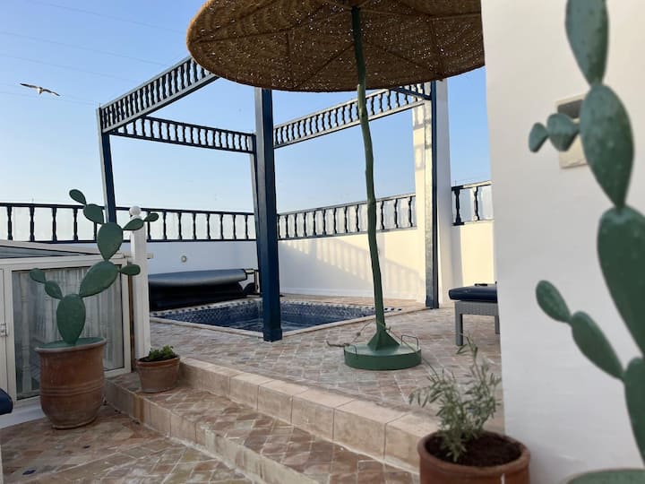 Riad Terrasse & Bassin Vue Mer Médina Essaouira - Essaouira