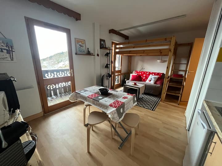 Appt Pied Des Pistes Avec Balcon, Piscine Couverte - Guzet-Neige