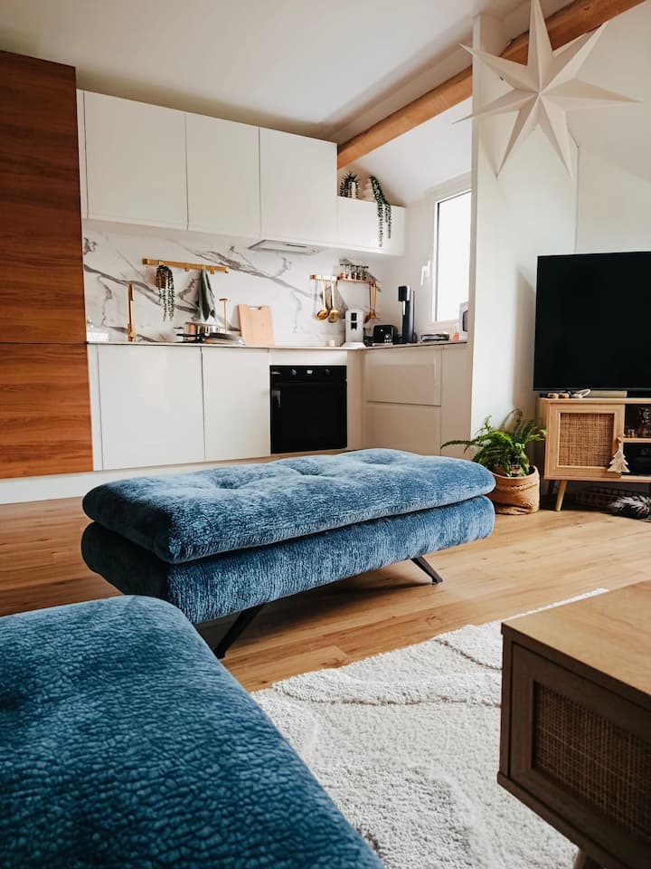 T2 Cosy Refait à Neuf Face Aux Remparts +Parking - Guérande