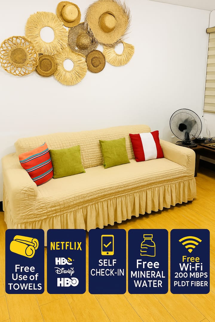 Bright 2br | Netflix + Pool + Kitchen | Bali 2 - Marikina