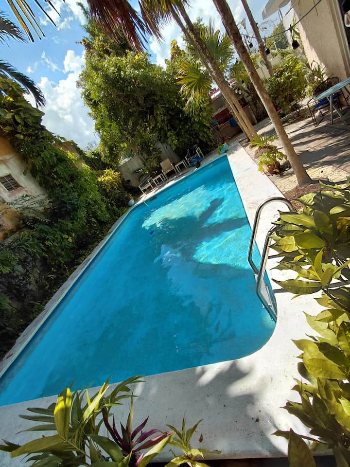 Bonito Departamento En Planta Baja Con Alberca - Cancún