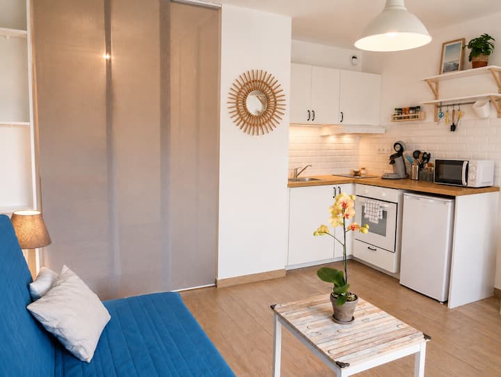 Plage & Port à 2 Min Tout à Pied Studio Carnon - Pérols