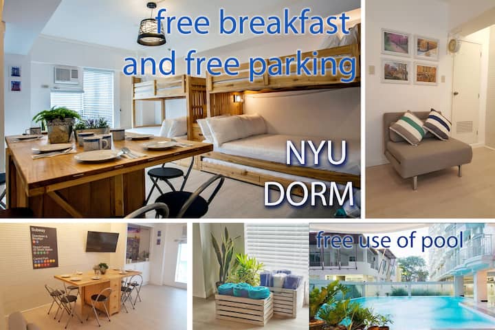 Nyu Dorm W/ Free Breakfast, Parking & Pool Access - Tagaytay