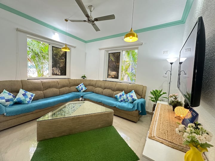 Luxury 3bhk Villa With Private Pool On Colva Beach - 콜바