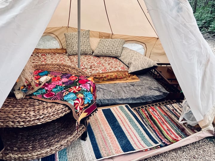 Raja Boho Queen Bell Tent - The Kansas City Renaissance Festival