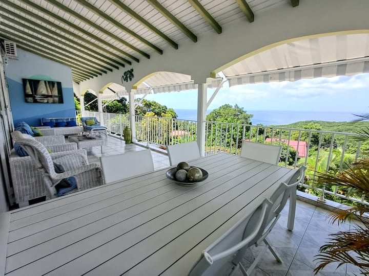 Villa Nicotoria – Haut De Villa Standing Vue Mer - Deshaies