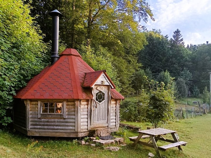 Cabane Kota Finlandais Insolite En Vercors Zima - Font d'Urle