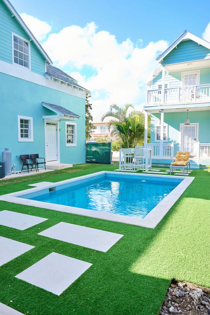 Coastal 3 Bed/2 Bath W/pool & Near Beach - Nassau