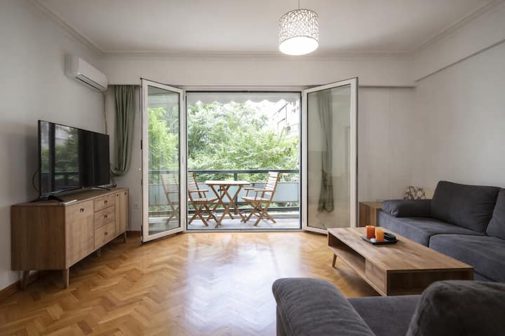 Cozy Apartment - Athens Central, 3 Mins From Metro - Atenas