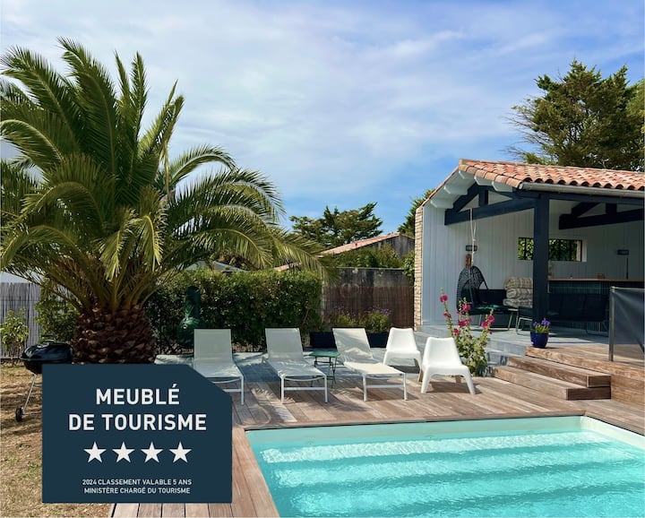 Maison 4* Proche îLe De Ré Avec Piscine Chauffée - La Rochelle