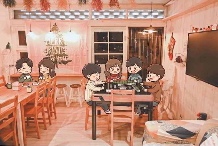 【貓町家包棟】【站前 5 分鐘】貓咪老宅包棟 | 電動麻將 & 親子遊戲室 - Taichung City