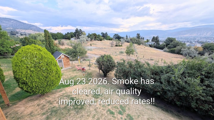 Nature's Window: Spacious Suite - Reduced Rates! - Penticton