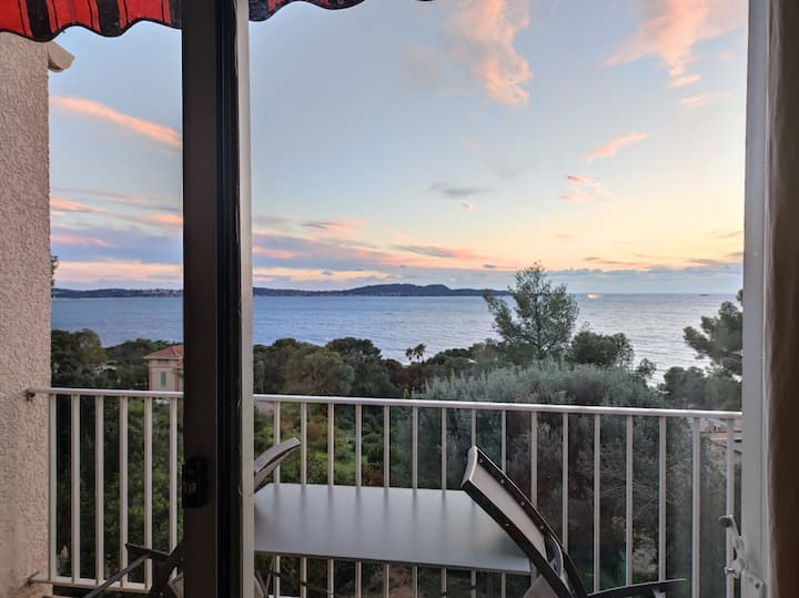 Vue Mer, Plage à Pied, Clim, Vrai Lit 150, Parking - La Capte