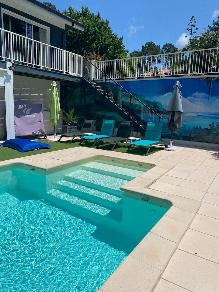 Appartement 2 Chambres Accès Jardin Et Piscine. - Soorts-Hossegor