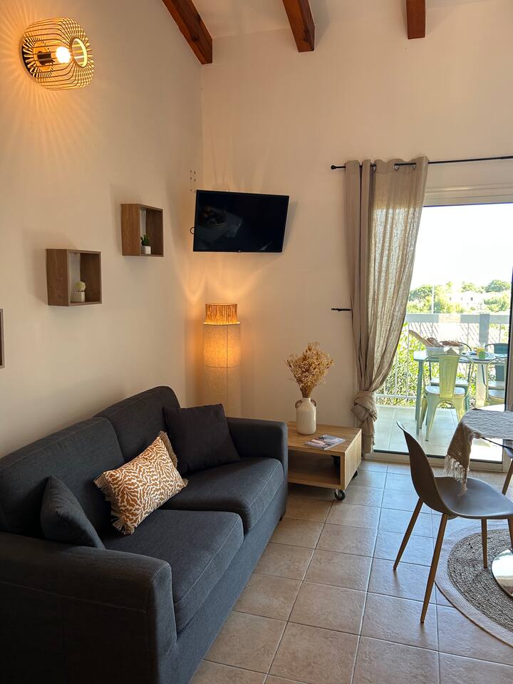 Promozioni-20%, Monticello, T1 Con Aria Condizionata, Splendida Vista Sul Mare, Vicino Alla Spiaggia, Calmo - Corsica