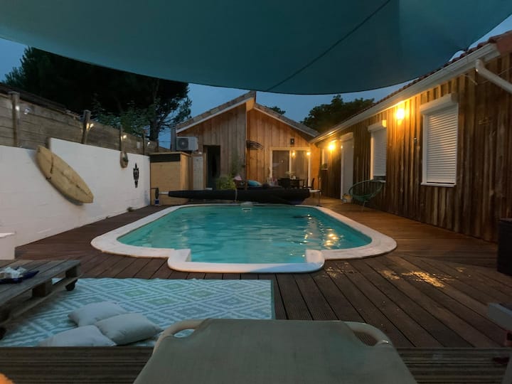 Maison De La Plage (300 M à Pied) - Mimizan