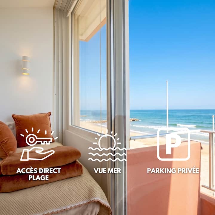 Vue Mer - Parking - Clim - Terrasse - Carnon