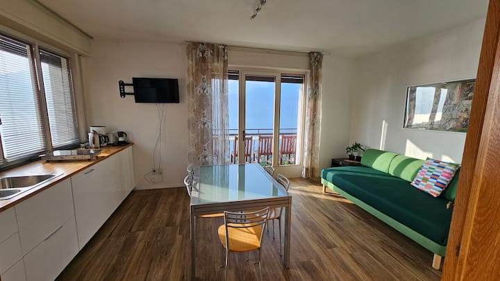 Ora - Baldovilla: Appartamento Vista Lago+giardino - Malcesine