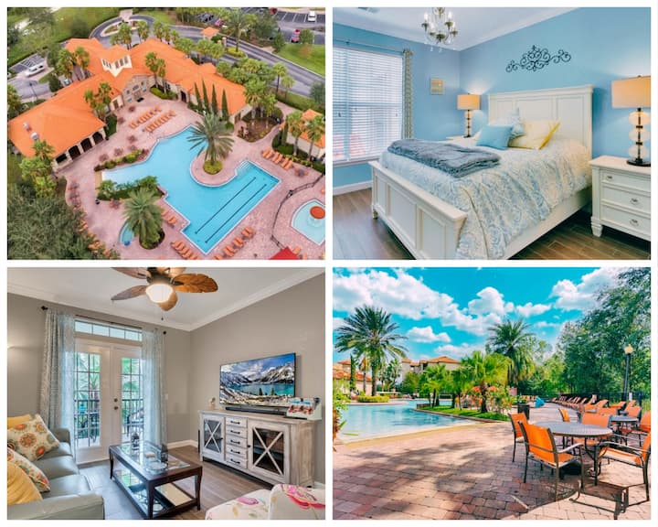 Tr6204tt - 3 Beds Condo - Gated Resort (Gym, Spa) - Haines City, FL