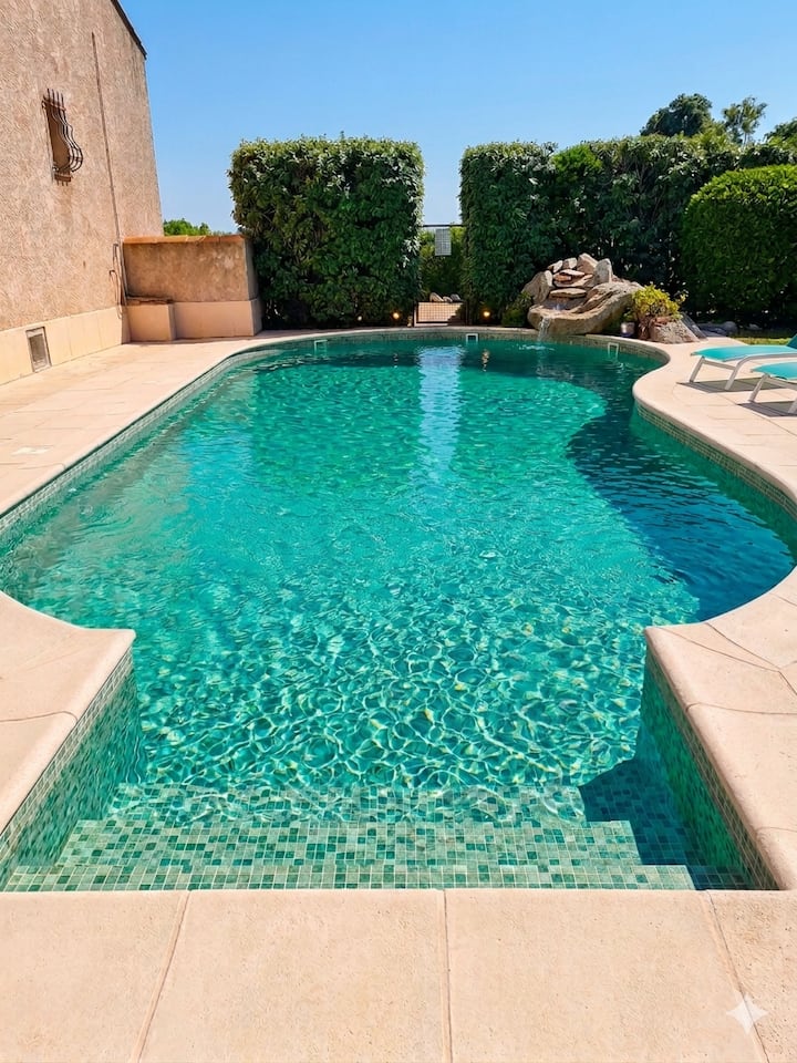 Haven Of Peace Apartment 2 Adults 2 Children Air-conditioned 60 M2 Swimming Pool - Corsica