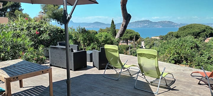 Petite Maison Vue Mer La Madrague - Île de Porquerolles