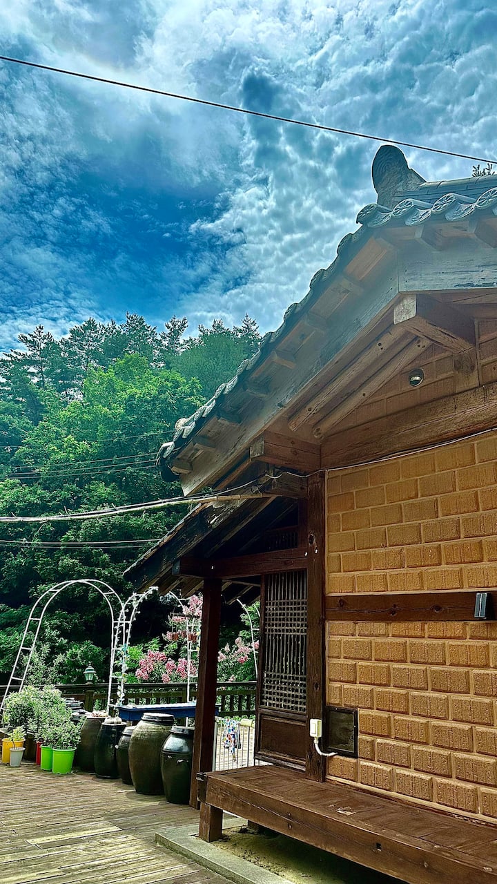 시간여행No.4, 한옥독채,무료조식 - Gangneung-si