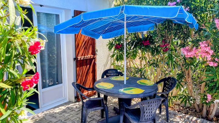 Au Calme - Terrasse - 1 Chambre 1 Cabine - Wifi . - Loupian
