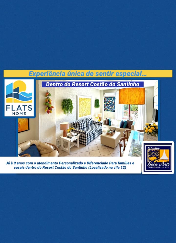 Flats Home - Apto Dentro Do Resort Costão Santinho - Florianópolis